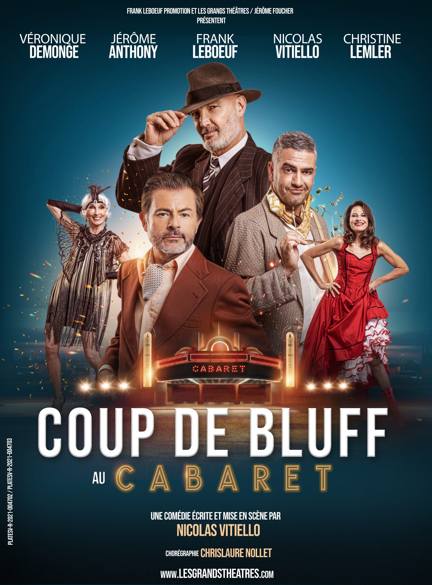 Coup de bluff au cabaret - Theatre Galli de Sanary-sur-Mer